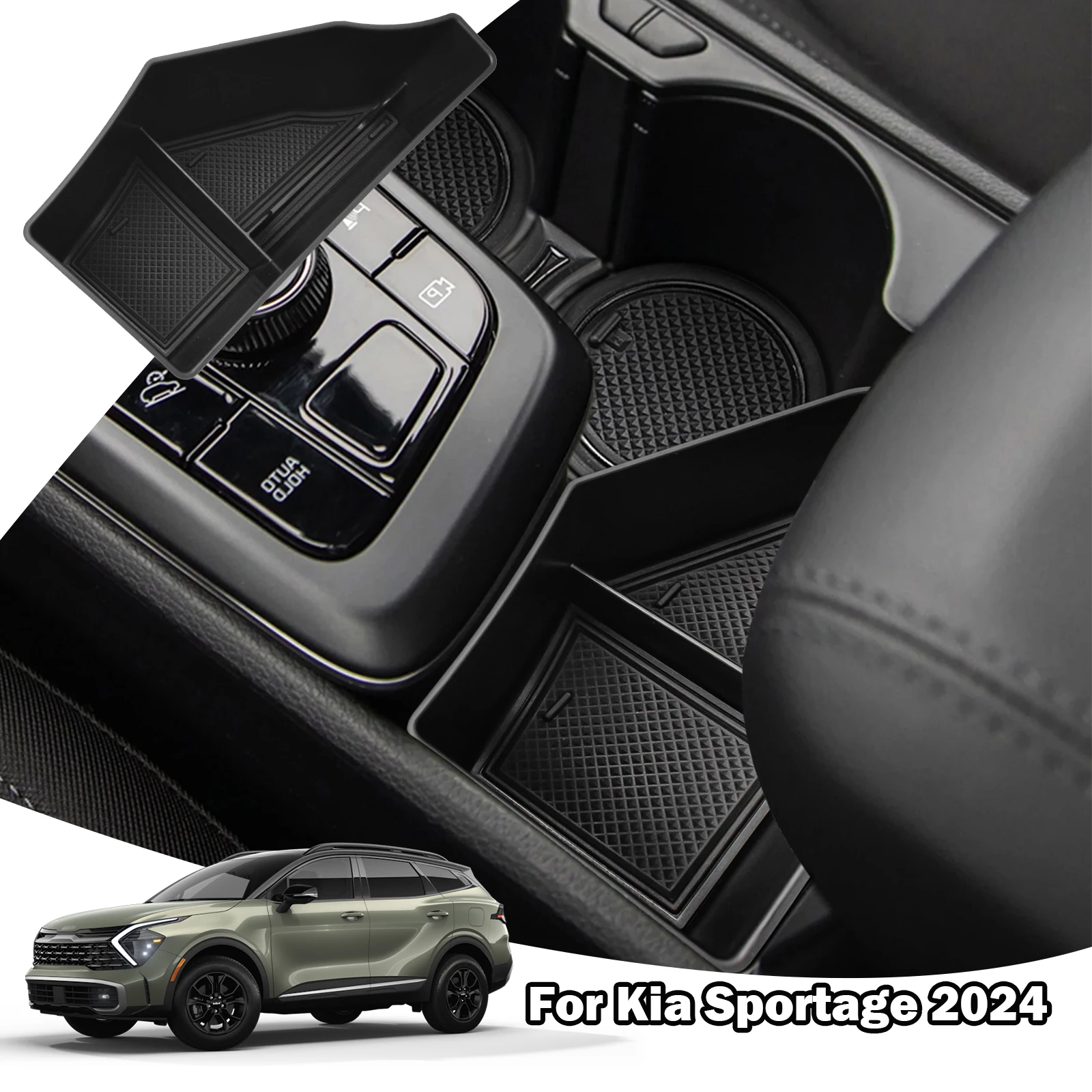 Car-Storage-Box-Organizer-For-Kia-Sportage-2023-2024-Armrest-Storage ...