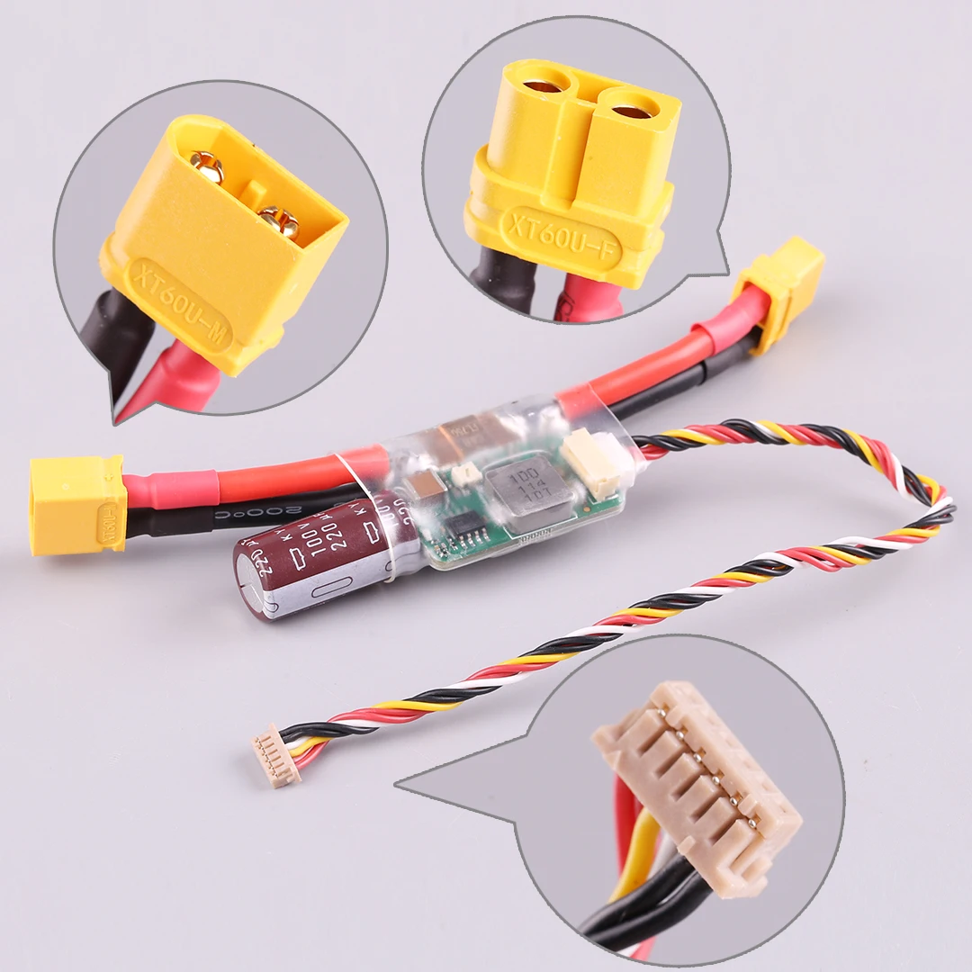 CUAV HV_PM 10-60V Pixhack Pixhawk Power Module with XT60 Plug for RC ...