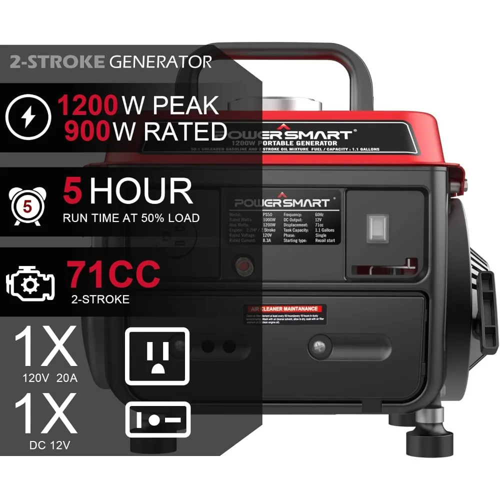 1200W Portable Generator – Electronic Supply Depot