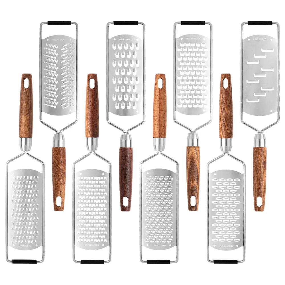 Stainless Steel Kitchen Tools Lemon Planer Cheese Planer Solid Wooden ...