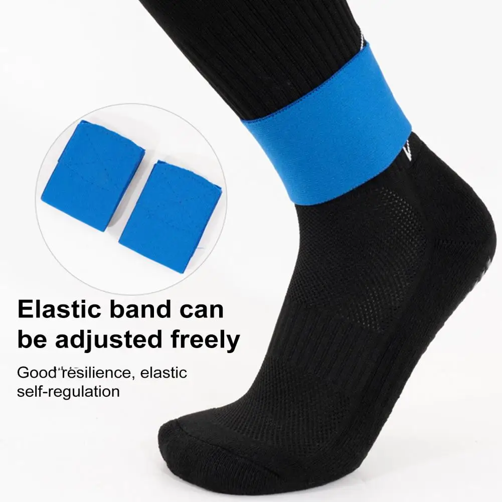 Futebol-Shin-Guard-Pads-para-homens-e-mulheres-Silicone-Shin-Pad-Holder ...