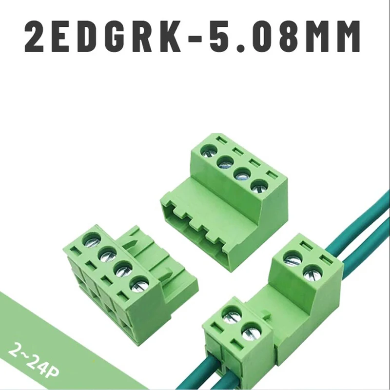 1Set-2EDGRK-5-08mm-Screw-Terminal-Block-Connector-PCB-Plug-in-Type-2edg ...