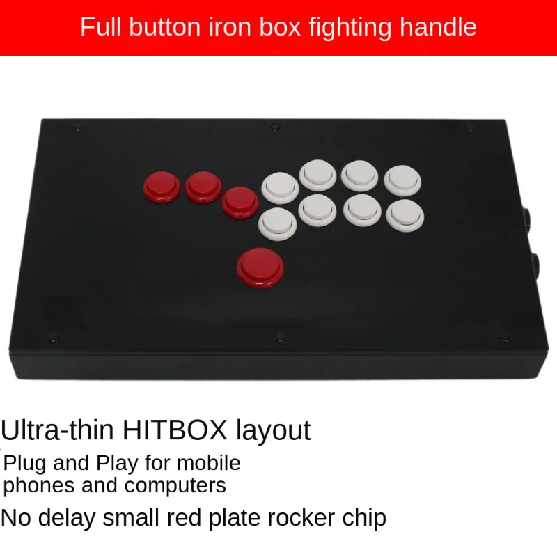 Hitbox Style Arcade Game Console with All Buttons Joystick Battle Stick ...