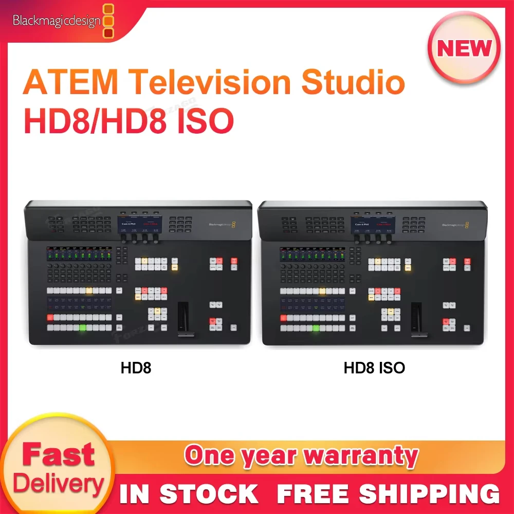 Blackmagic Design ATEM Television Studio HD8 / HD8 ISO / 4K8 Switcher ...