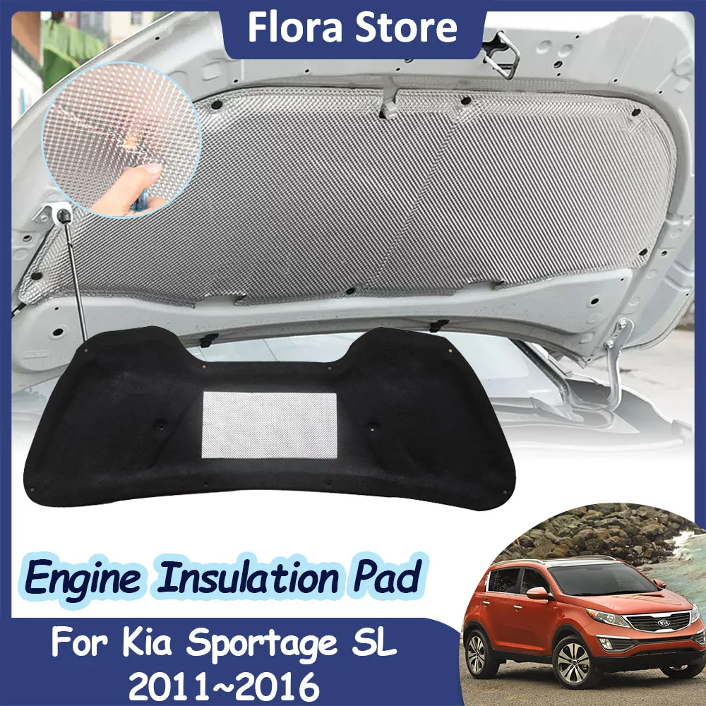 Engine-Hood-Sound-Pad-for-Kia-Sportage-3-SL-2011-2016-2014-Car ...