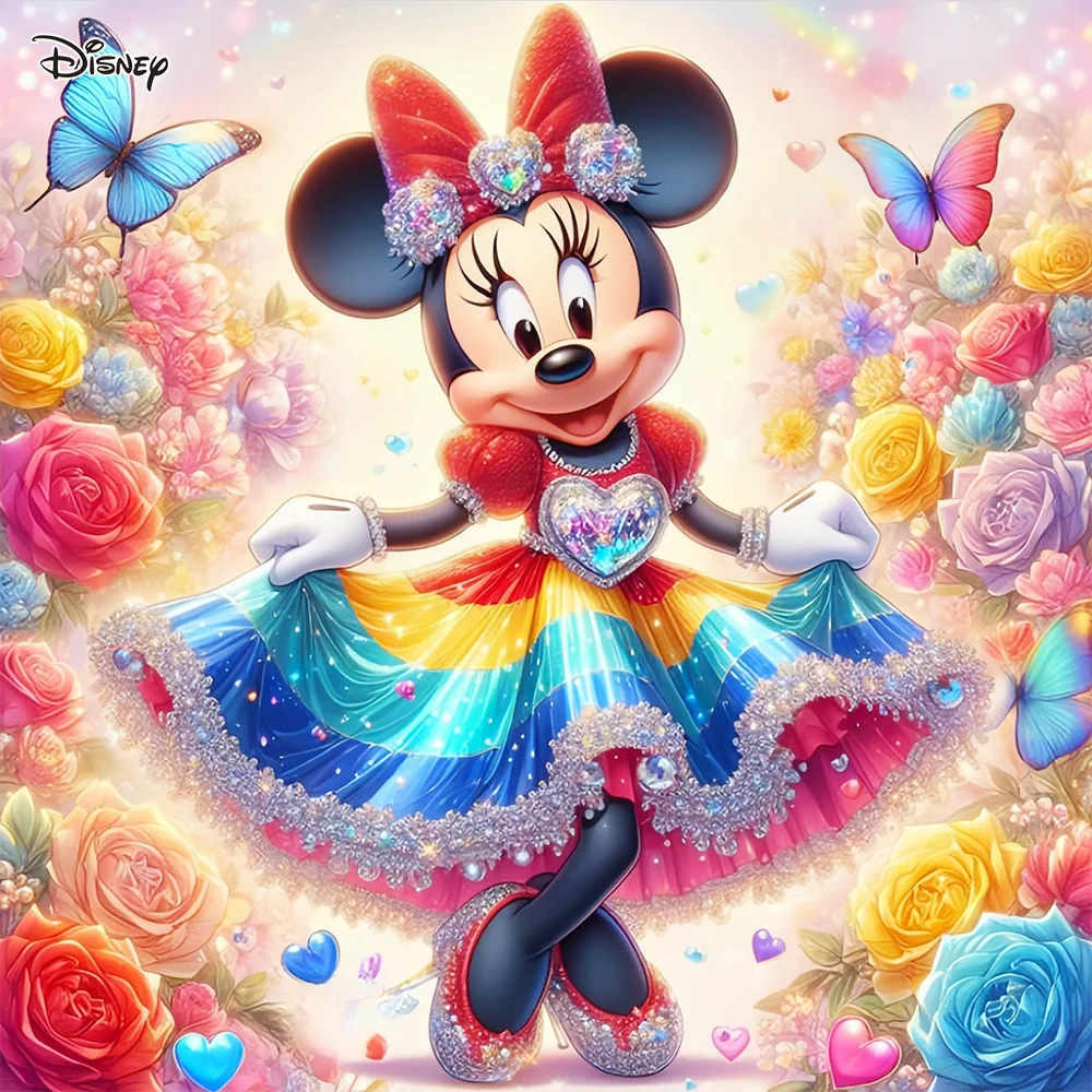 Disney-5D-Diamond-Painting-Cartoon-Minnie-Mouse-Diamond-Mosaic-Animal ...
