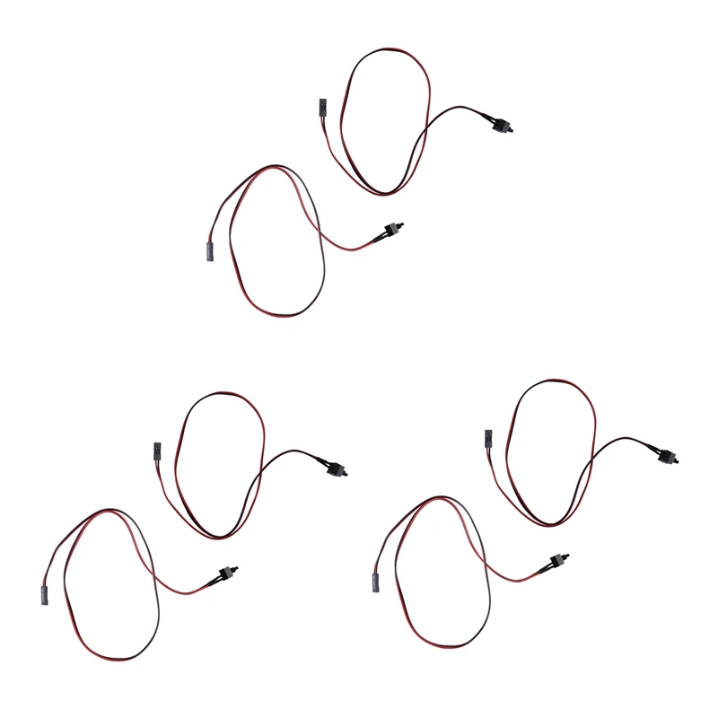 6 Pack 2 Pin Sw Pc Power Cable On/off Push Button Atx Computer Switch ...