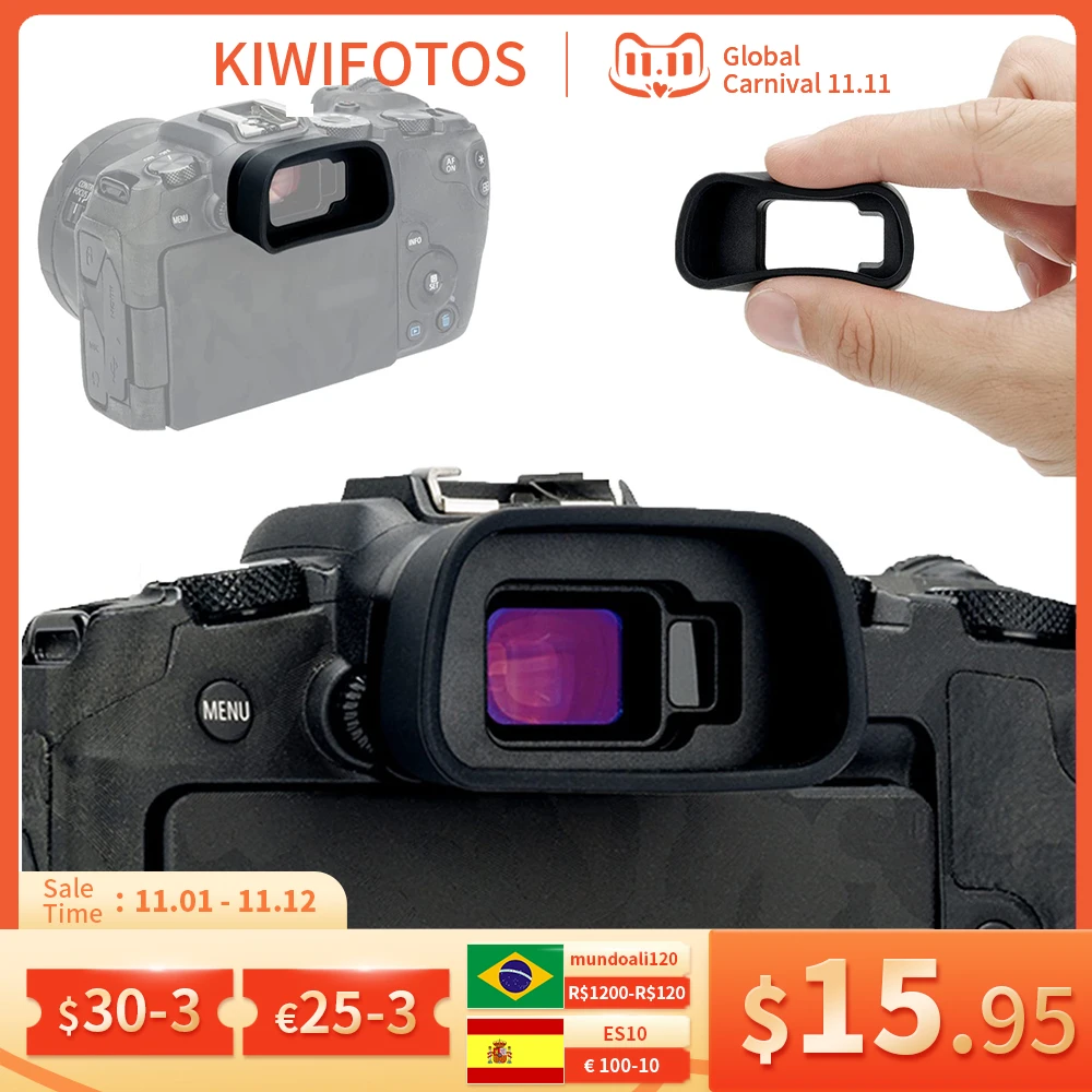 EOS RP Eyecup Eyepiece Soft Silicon Extended Camera Eye Cup Viewfinder ...