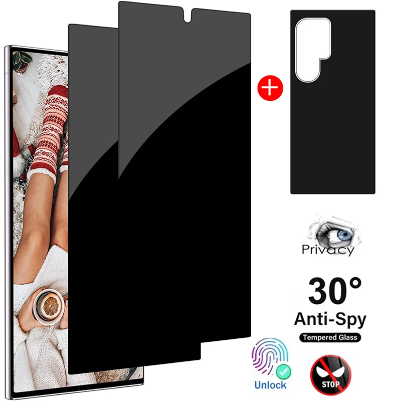 Privacy-Tempered-Glass-For-Samsung-Galaxy-S24-Ultra-Privacy-Anti-Spy ...