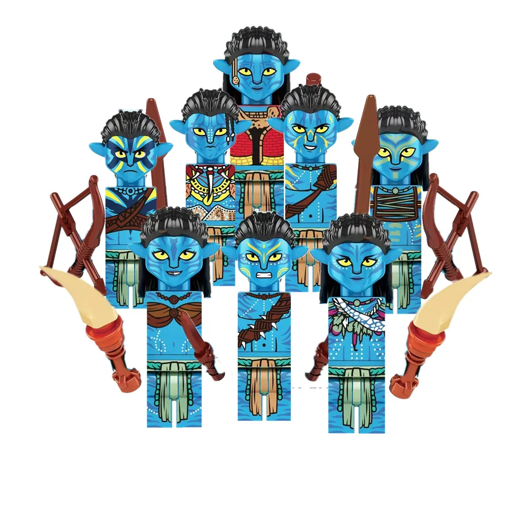 Disney Movies Avatar Anime MOC Creative Action Figures Model Building ...