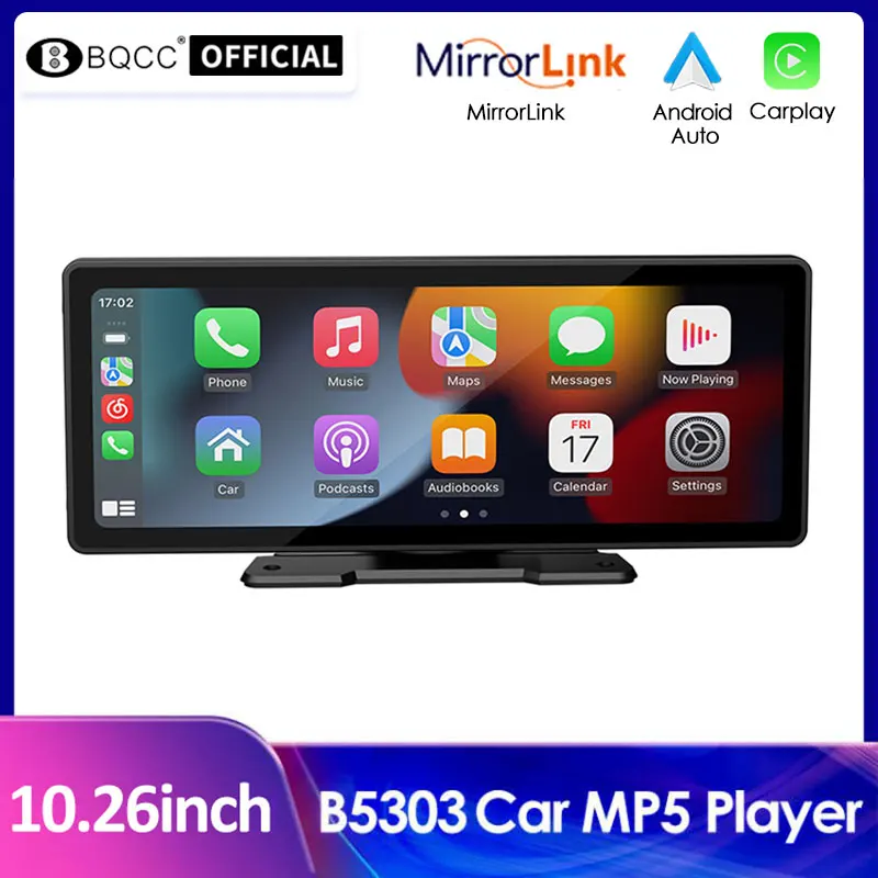 BQCC-Car-Radio-Portable-Wireless-Car-Play-Android-Auto-Stereo ...