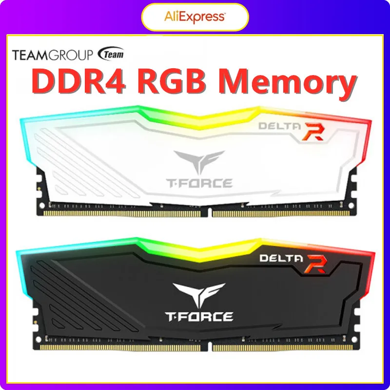 TEAMGROUP-Delta-RGB-DDR4-Ram-8GB-16GB-3200MHZ-3600MHZ-3000MHz-Desktop ...