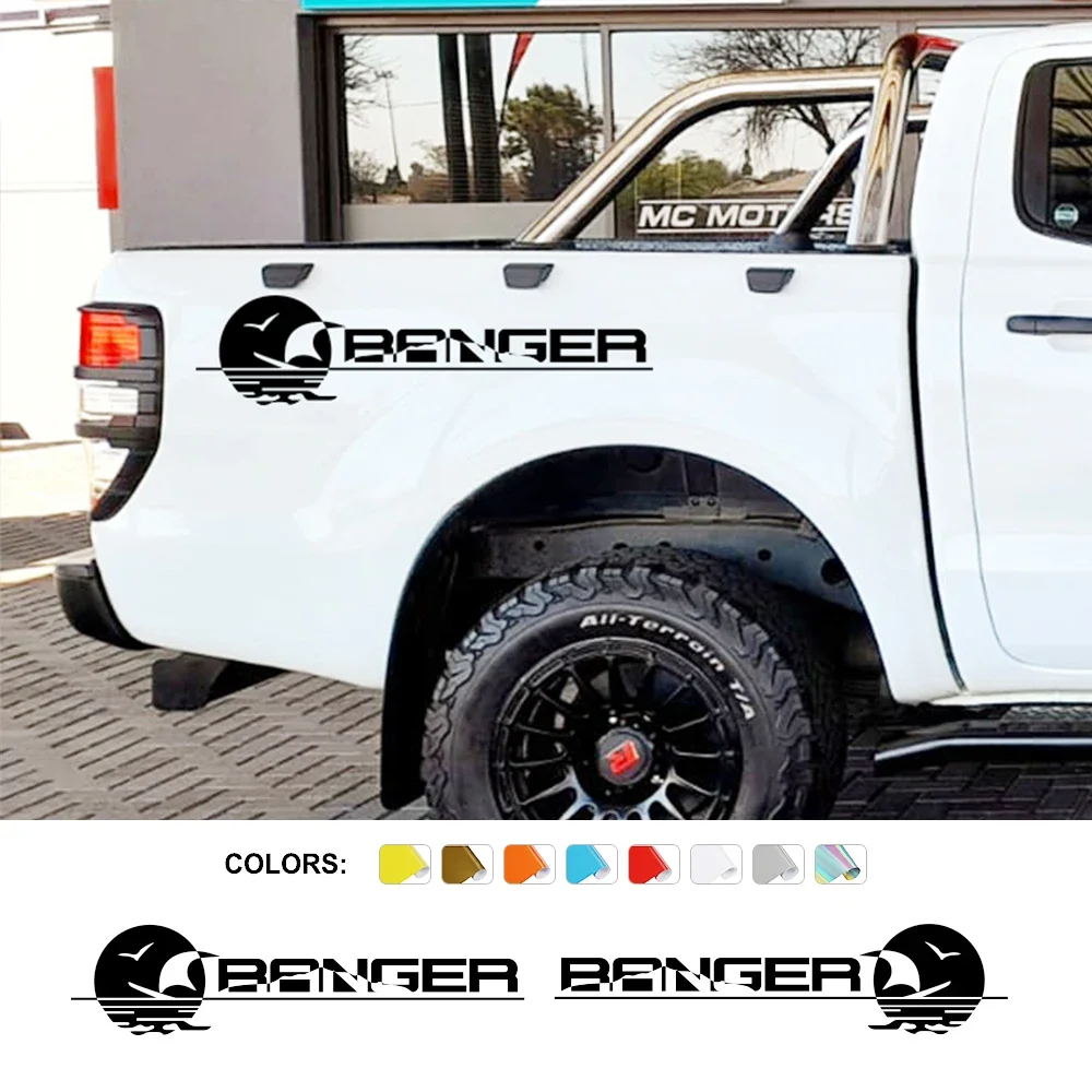 Car-Sticker-For-Ford-Ranger-Raptor-T6-XLT-Pickup-Truck-Vinyl-Decoration ...