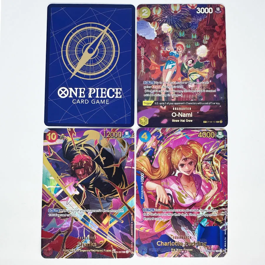 OP06 One Piece TCG Character Proxy Cards Set - O-Nami, Shanks ...