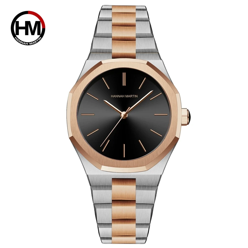 HANNAH MARTIN Brand Women Watch Fashion Octagonal Japanese Quartz ...