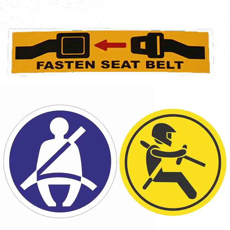 Please Fasten Your Seat Belt Must RV Creative Car Stickers Windshield ...
