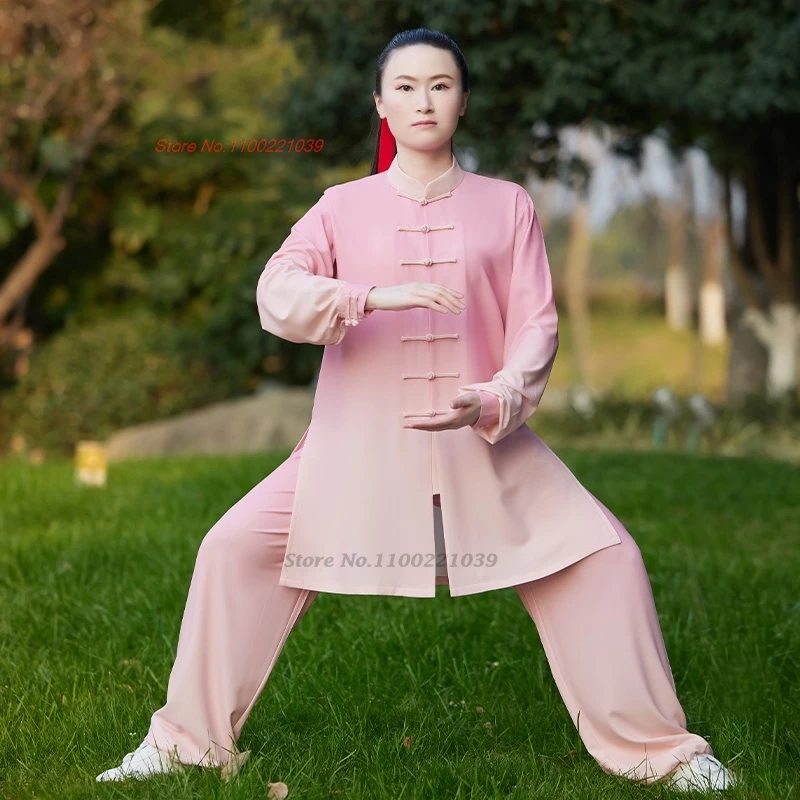 2024-chinese-vintage-martial-art-uniform-tai-chi-kungfu-wushu-exercise ...