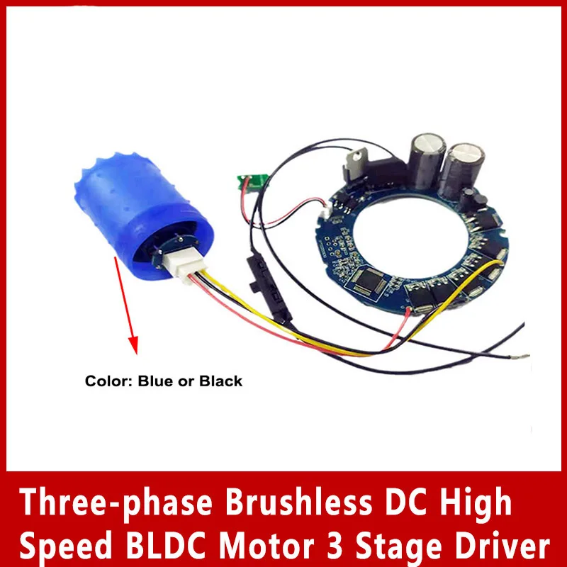 Three-phase-90W-310V-Brushless-DC-High-Speed-BLDC-Motor-3-Stage-Driver ...