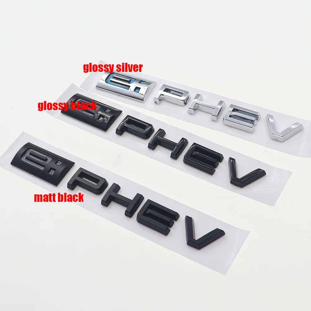 1PC 3D ABS e: PHEV Car Logo Sticker Tail Bumper Badge Auto Rear Trunk ...