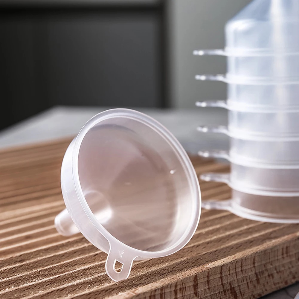 10-Pack-of-Plastic-Funnels-Versatile-Kitchen-Funnels-for-Oil-Seasonings ...