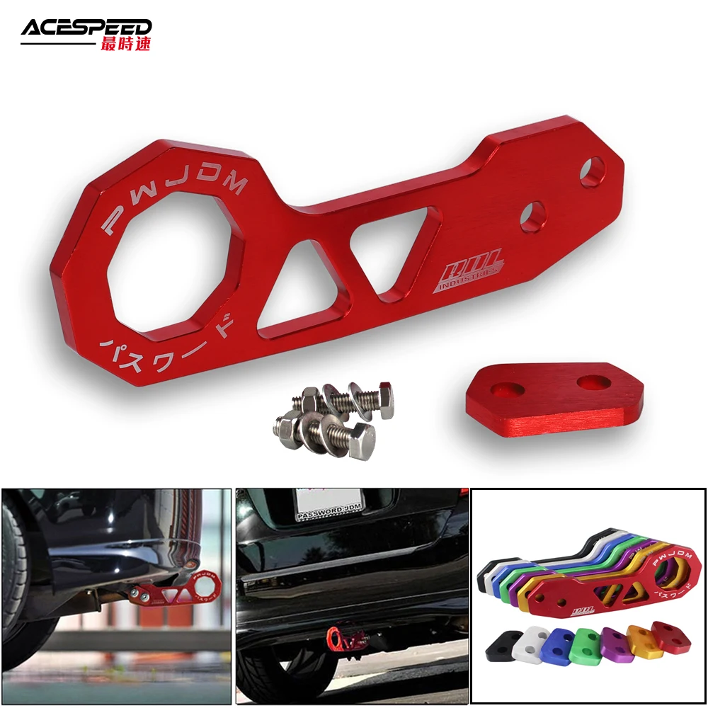 Password-JDM-Tow-Hook-Racing-Rear-Tow-Trailer-Aluminum-Alloy-Towing ...