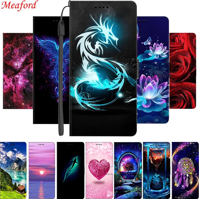 For Samsung M54 Wallet Case Magnetic Phone Cover Flip Leather Case For ...