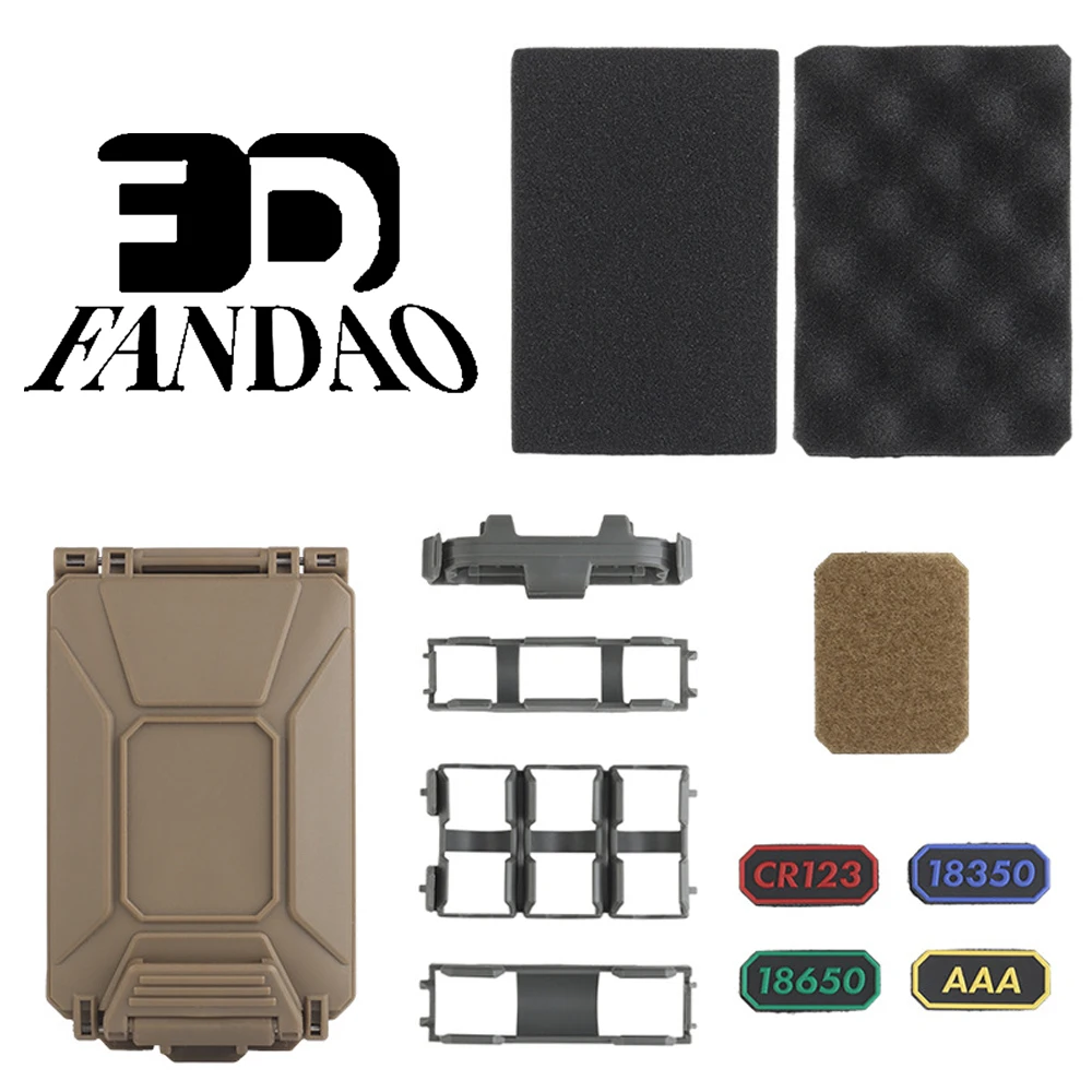 Modular-Battery-Storage-Case-with-Movable-Inserts-Waterproof-MOLLE ...