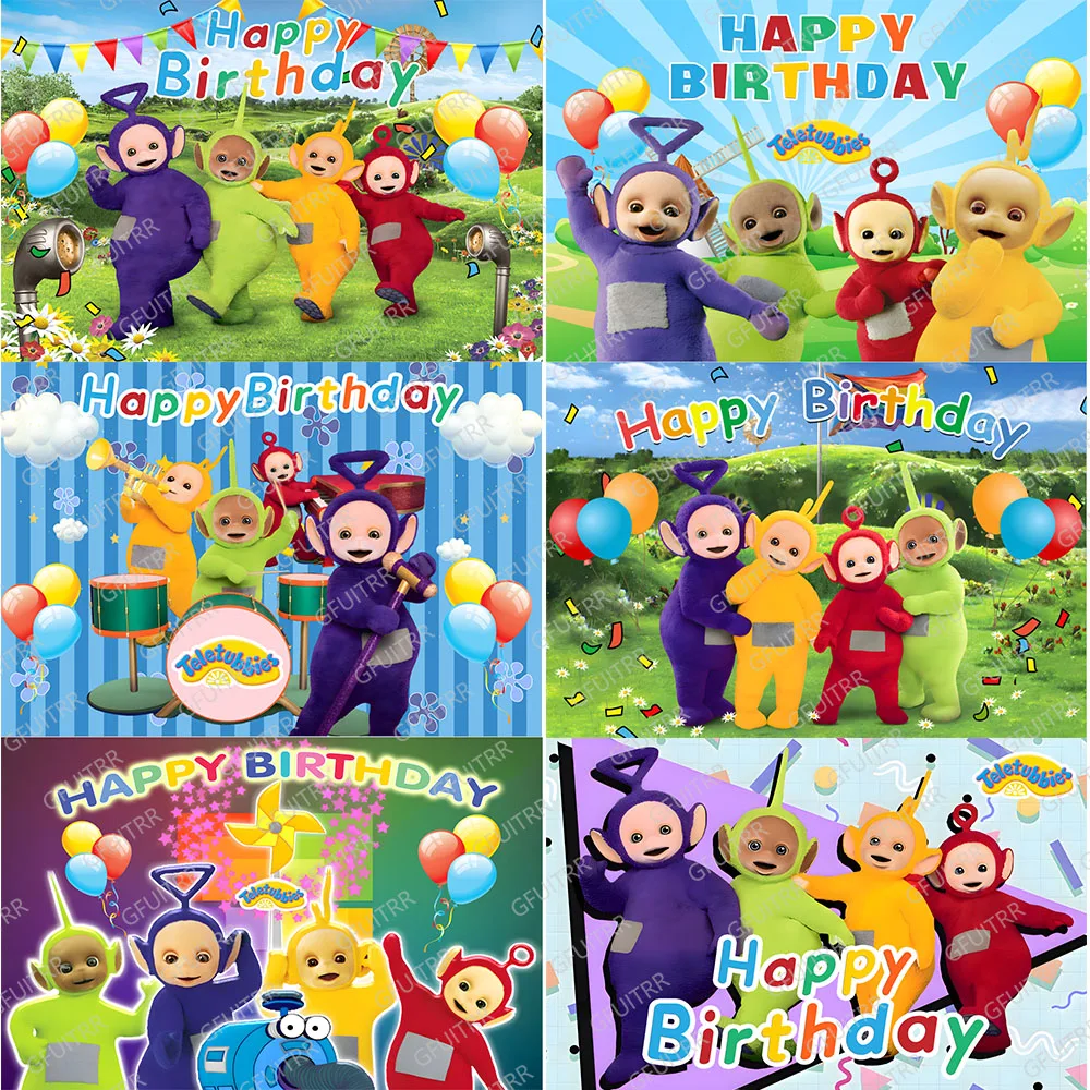 Teletubbies Zoom Background | Background Teletubbies Sun | Teletubbies ...