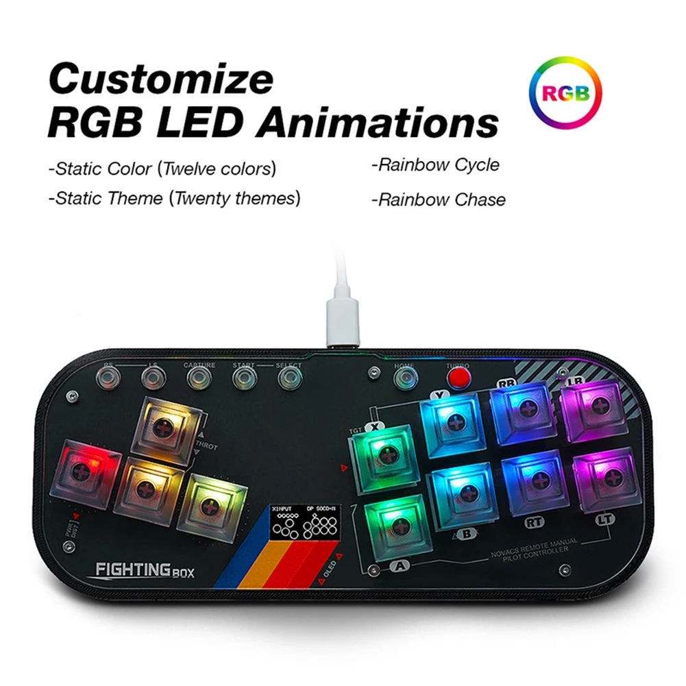 SOCD-Luta-Game-Controller-Mini-HitBox-RGB-Cherry-Switch-para-PC-Xbox ...