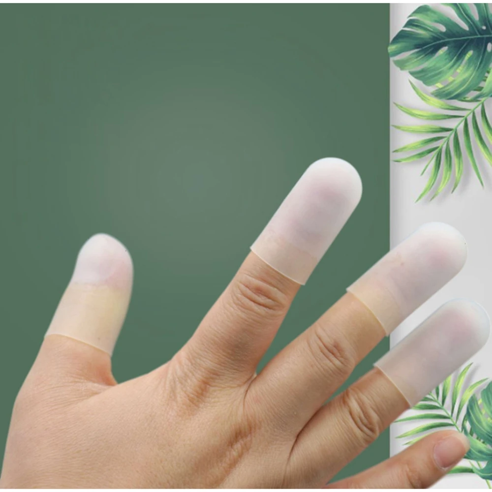 5pcs Scald proof Anti slip Finger Protector Caps Silicone High ...