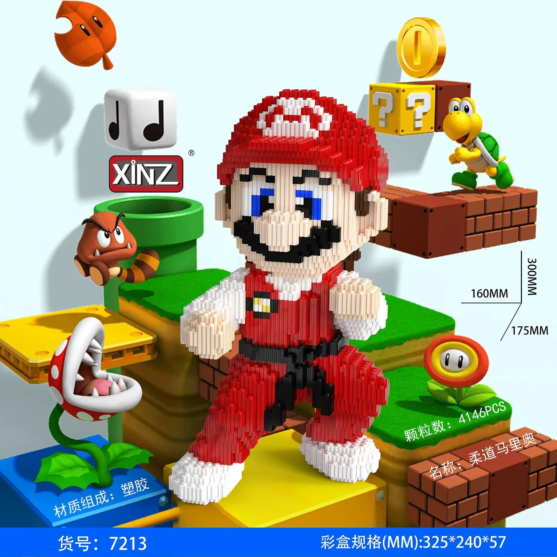 Xinz Super Mario Bros DIY Figuras Bloques de construcción de conexión ...