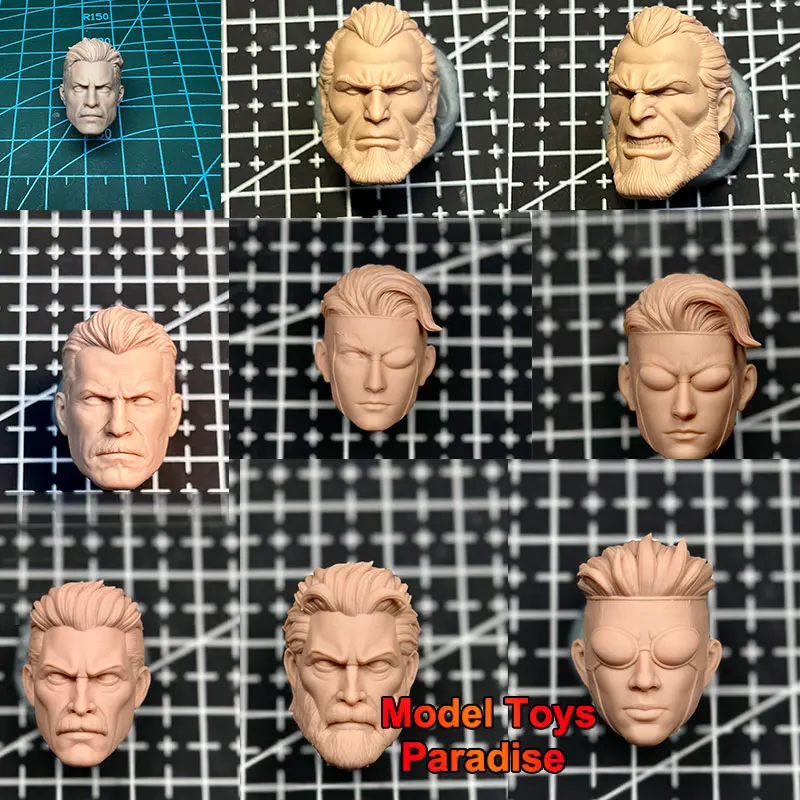 Unpainted-1-12-Men-Soldier-The-Immortal-Invincible-Head-Carving-Marvel-Super-Hero-White-Model ...