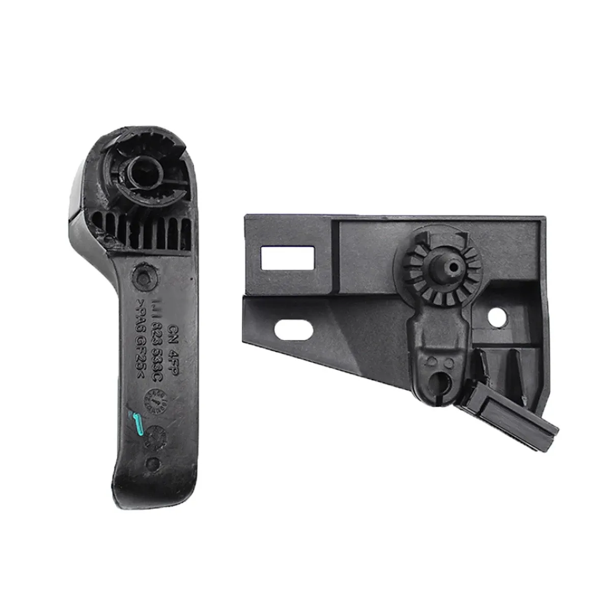 1j1823533c New Black Lhd Hood Release Grip Handle & Bracket For Vw Golf ...