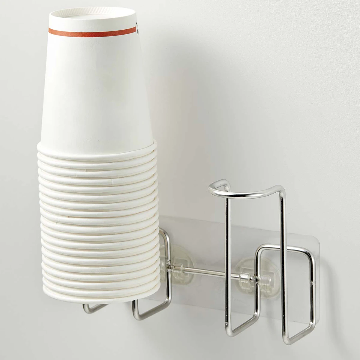 WORTHBUY Wall Mounted Paper Cup Storage Rack For Water Dispenser ...
