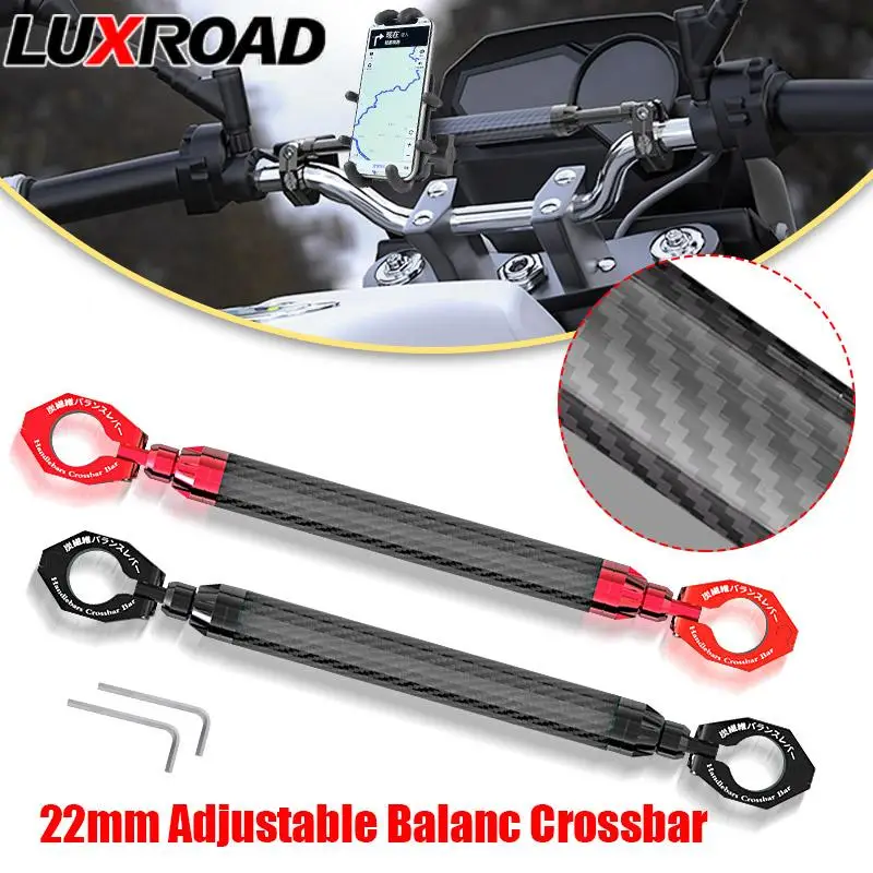 Carbon-Fiber-Style-CNC-Metal-7-8-22mm-Motorcycle-Balance-Bar ...