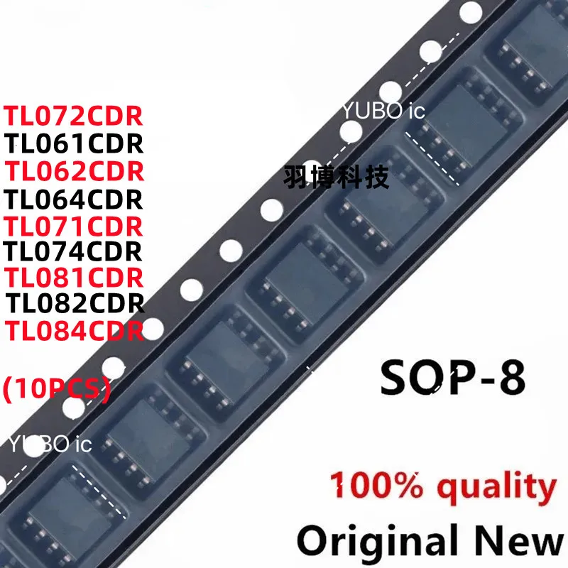 10pcs-TL072CDR-TL061CDR-TL062CDR-TL064CDR-TL071CDR-TL074CDR-TL081CDR ...