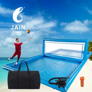 33FT Inflatable Pool Volleyball Net Pool Volleyball Set Beach Games for ...