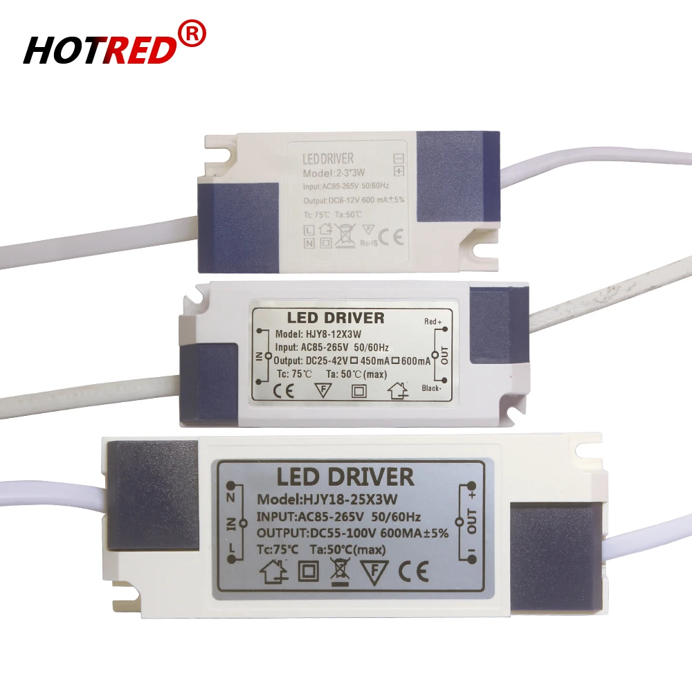600mA-LED-Driver-Constant-Current-3W-60W-9W12W18W24W36W50W-2-3x3w-8 ...