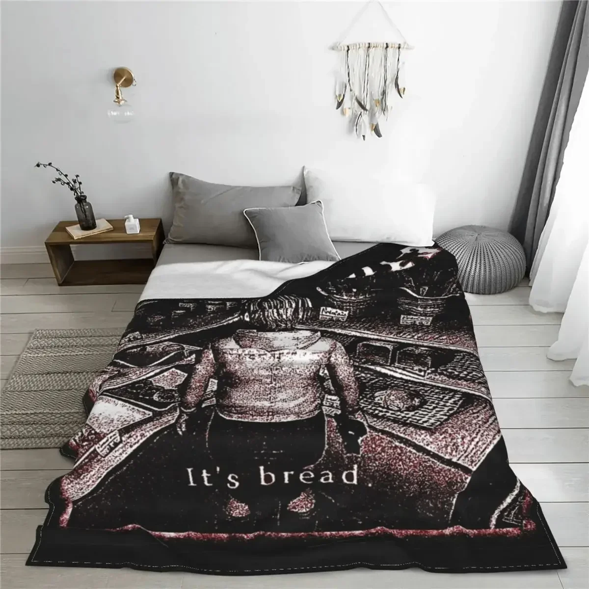 It's Bread Silent Hill 3 Throw Blanket Flannel Home Heather Throw ...