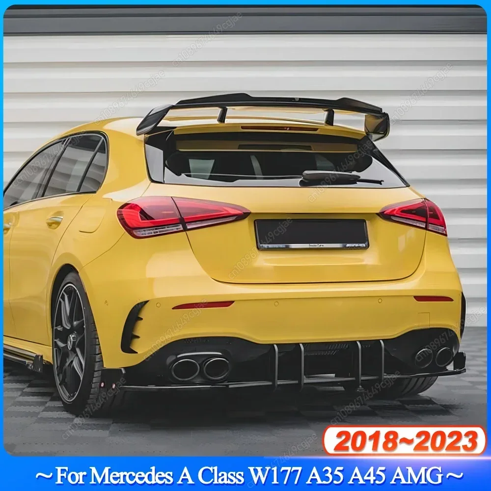 For Mercedes Benz A Class W177 A35 A45 AMG Hatchback 2018-2023 Car Rear ...