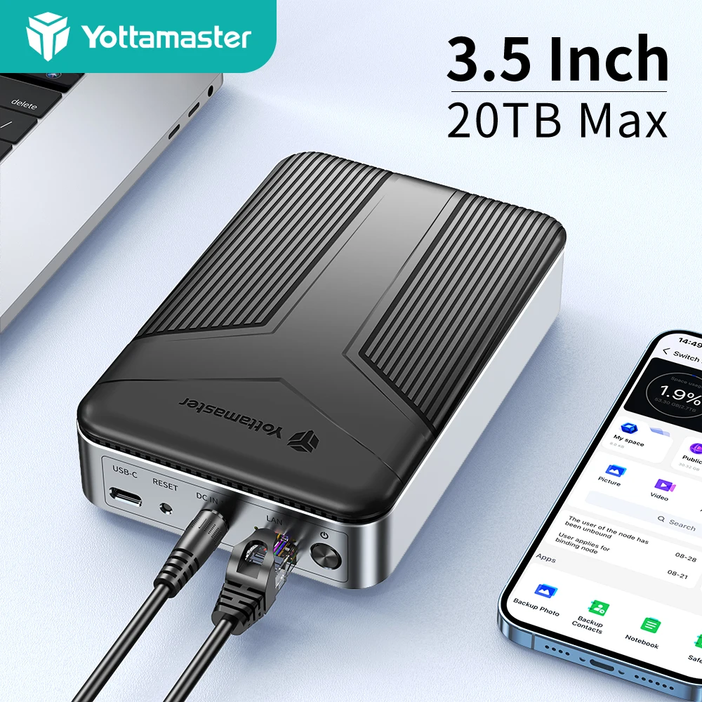 Yottamaster-3-5-HDD-Enclosure-NAS-Network-Storage-Household-Private ...