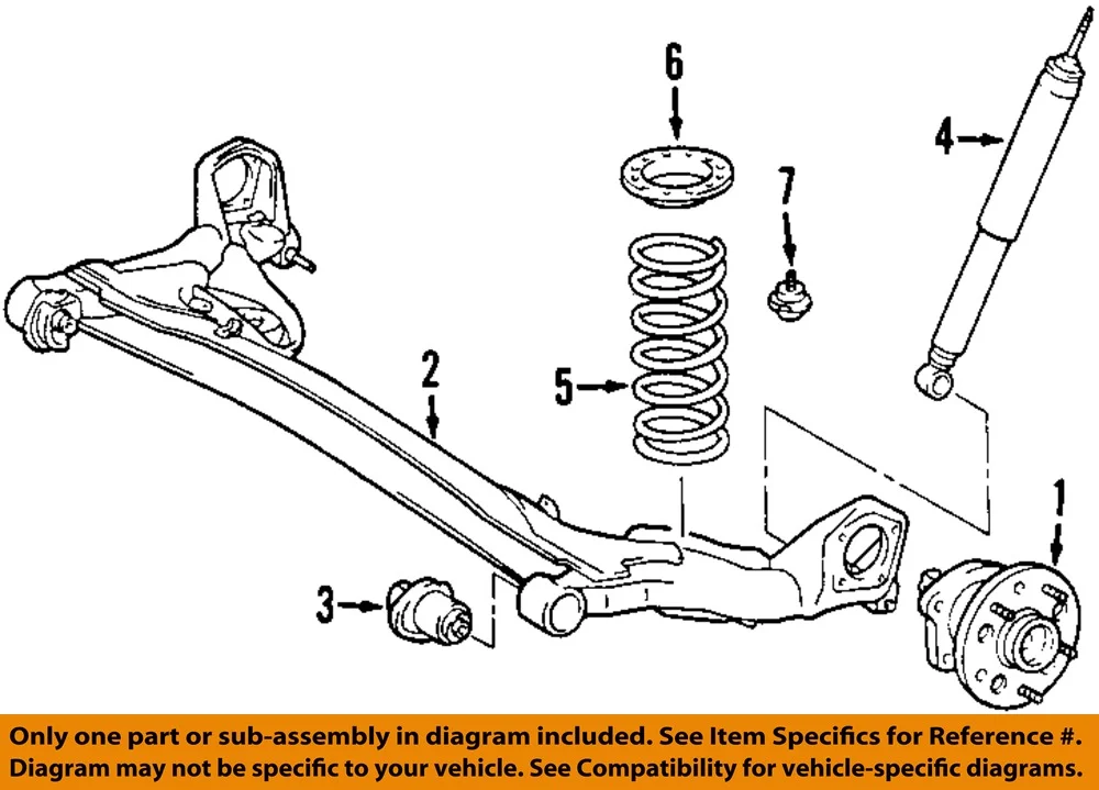48725-08010-2pcs-Rear-Axle-Beam-Bushing-For-Toyota-Sienna-2004-2020-Two ...