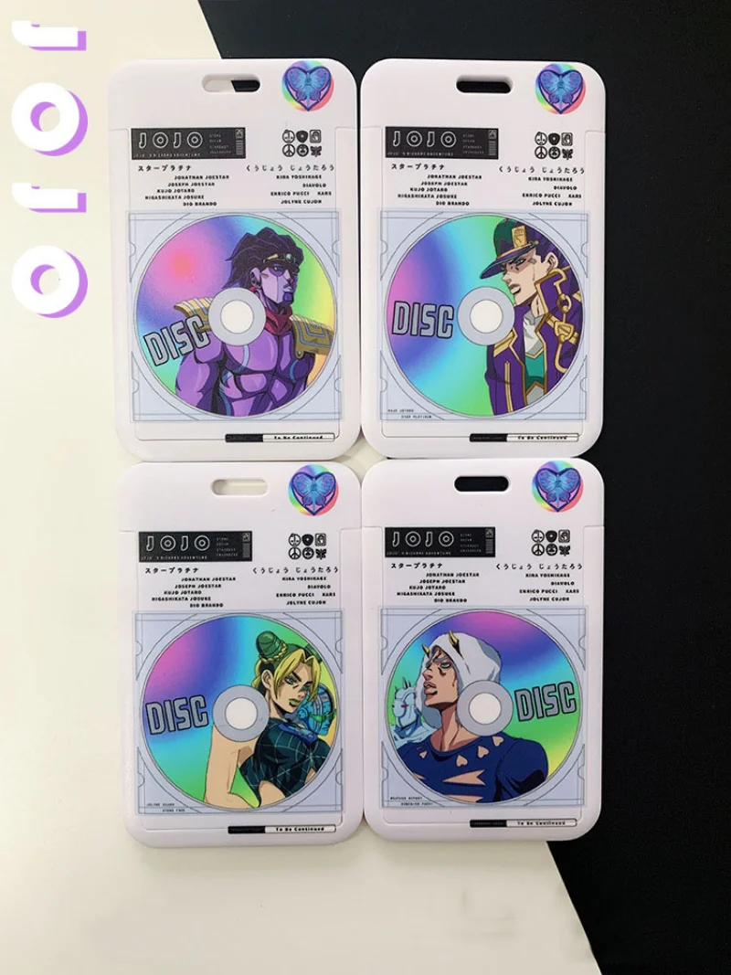 1 Pcs Cute Anime JoJo's Bizarre Adventure Stone Ocean Card Case Kujo ...