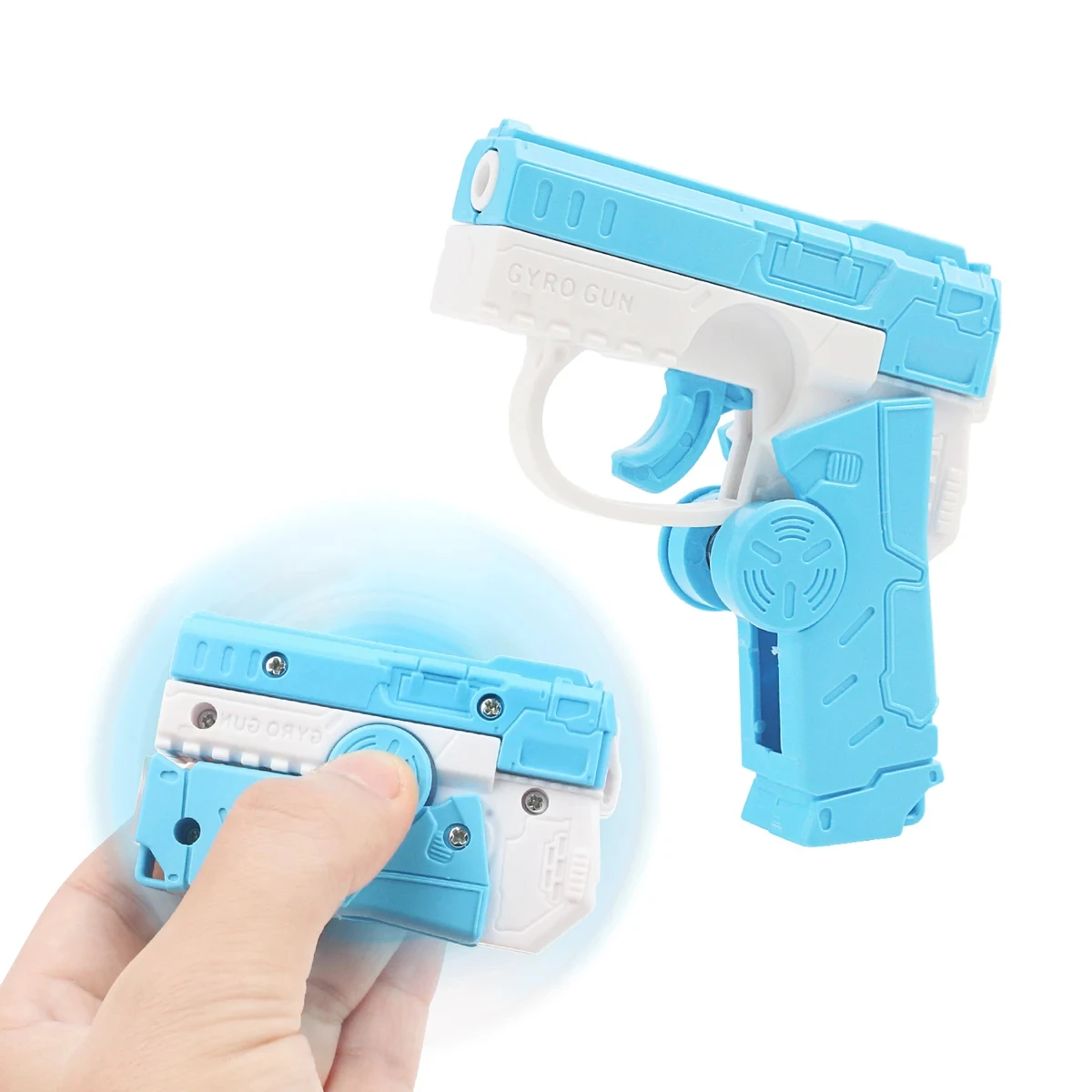Toy Gun Mini Fidget Toy Spinner Pistol Kids Decompression Novelty Toy ...