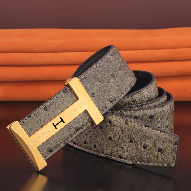 Hermes H Letter Buckle Mens Belt