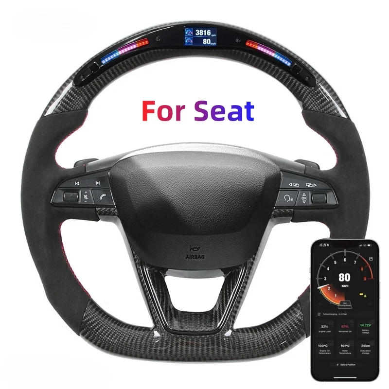 LED-Race-Display-Steering-Wheel-Fit-For-Seat-Leon-MK3-5F-Cupra-Fr-2013 ...