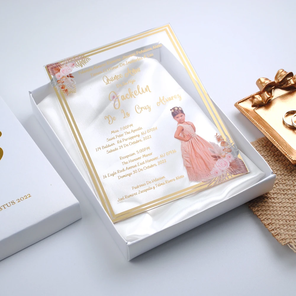 Quinceanera Box Invitations 2022