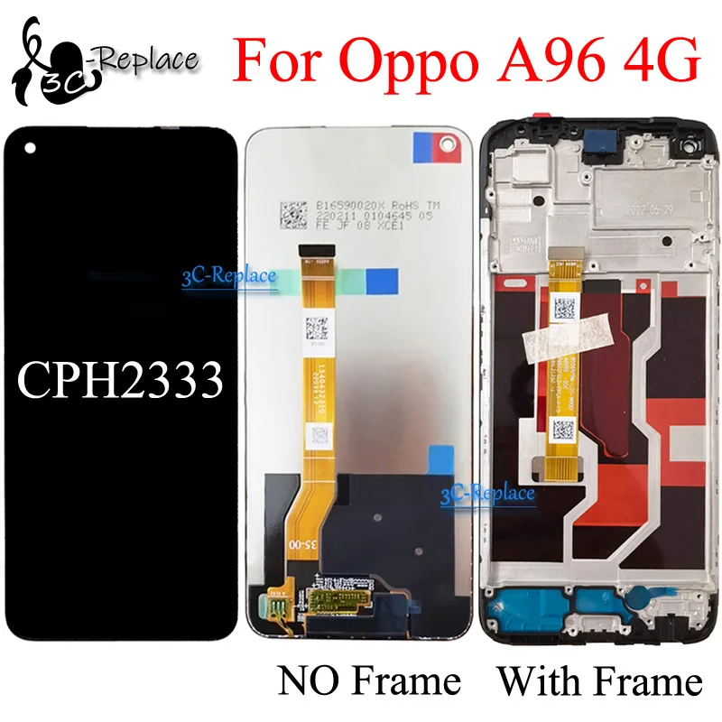 Black-6-59-inch-For-Oppo-A96-4G-CPH2333-LCD-Display-Touch-Screen ...
