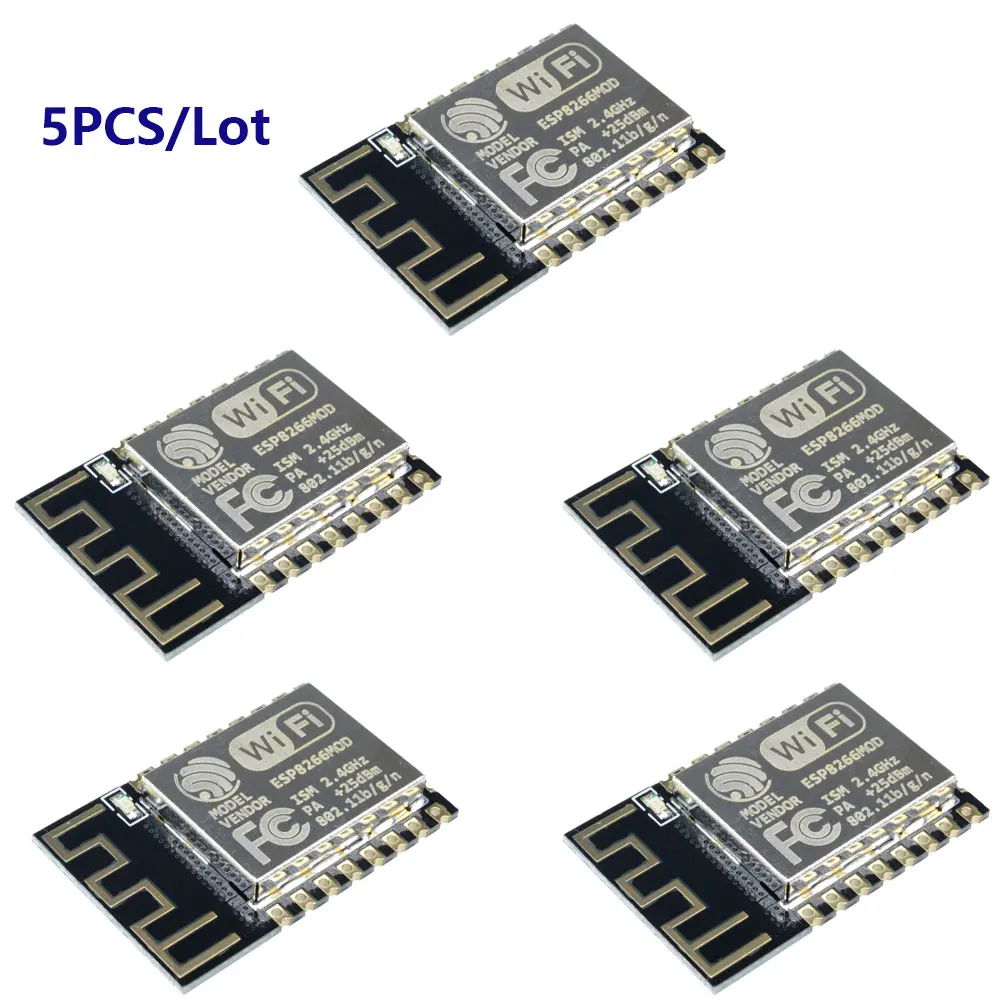 5 개/몫 ESP8266 ESP 12F 12S 직렬 WIFI 모델 업그레이드 원격 무선 WIFI 모듈 ESP12F ESP12 ...