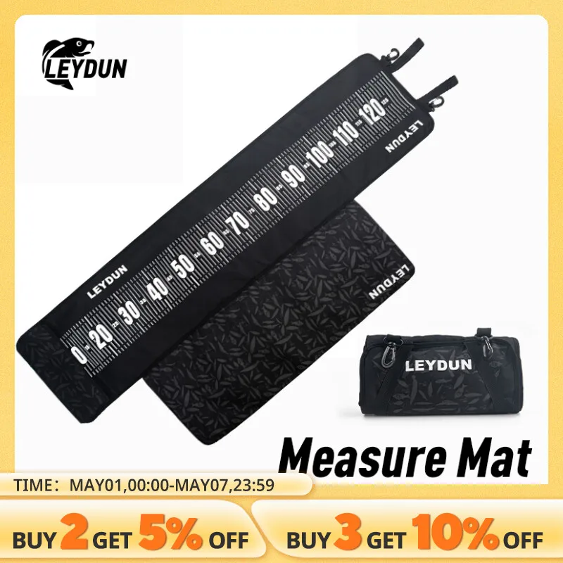 LEYDUN-125cm-Fish-Measure-Mat-Fishing-Tools-Comes-with-Measuring-Ruler ...